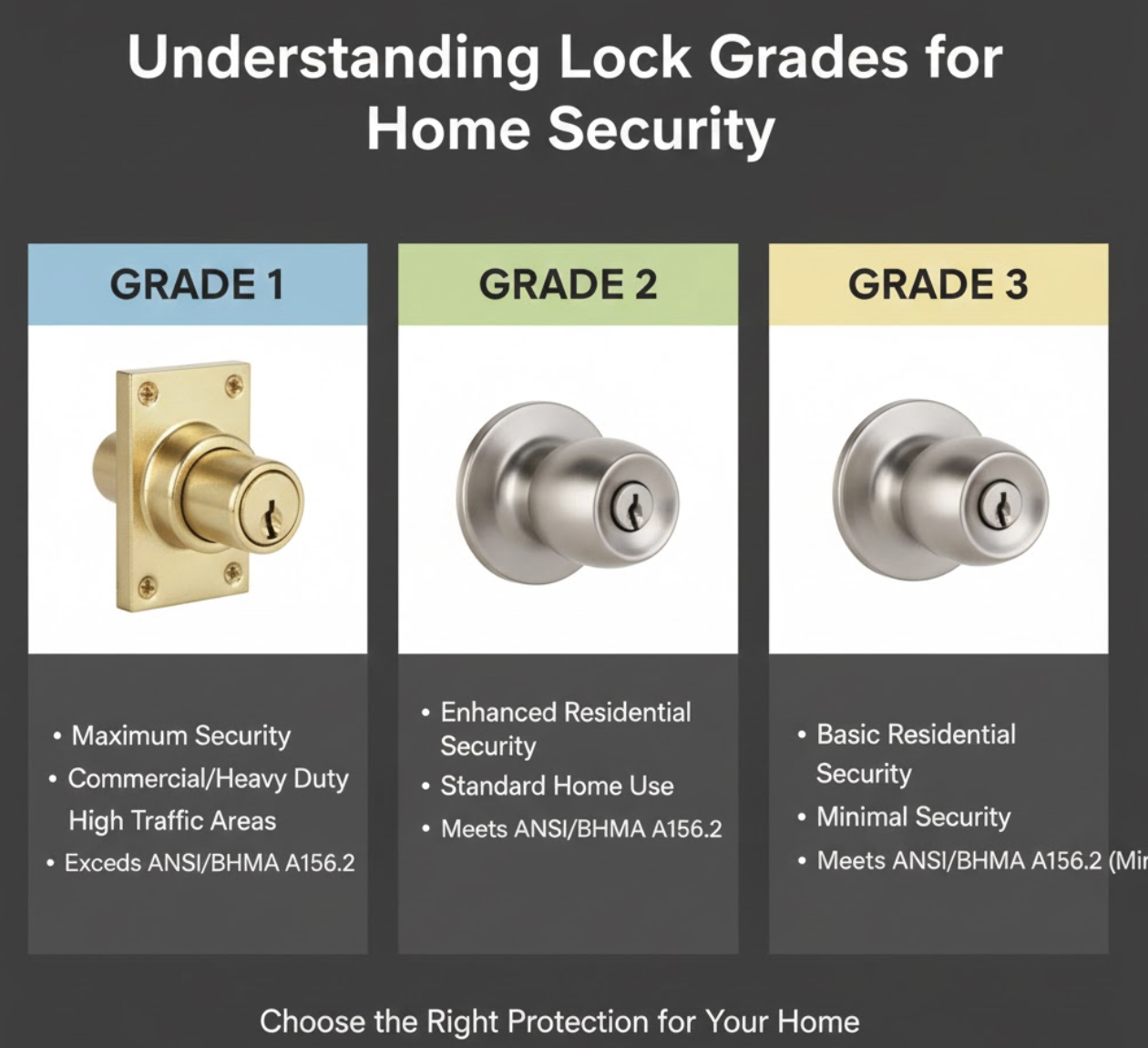 Which Lock Grade Should You Choose for Home Security?
